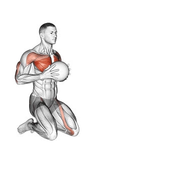 Medicine Ball Chest Push Multiple Response - How To, Muscles Worked ...